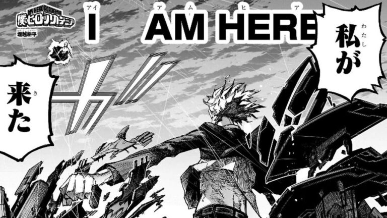 【ヒロアカ】386話「I AM HERE」のネタバレ感想・考察まとめ｜オールマイトが参戦【僕のヒーローアカデミア】 - 漫画考察ブログ｜シンドーログ